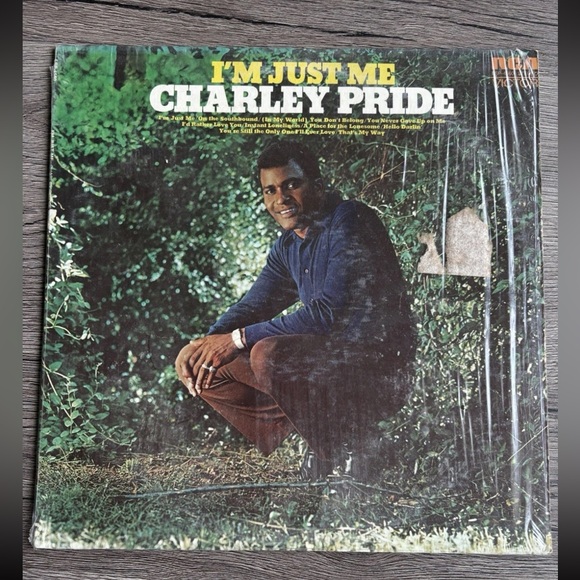Vintage | Media | Vintage Charley Pride Album Cover Green And Blue ...